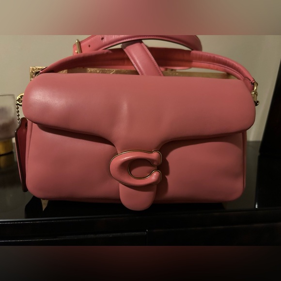 Coach | Bags | Coach Pillow Tabby 26 Rose Pink Leather Shoulder Bag ...